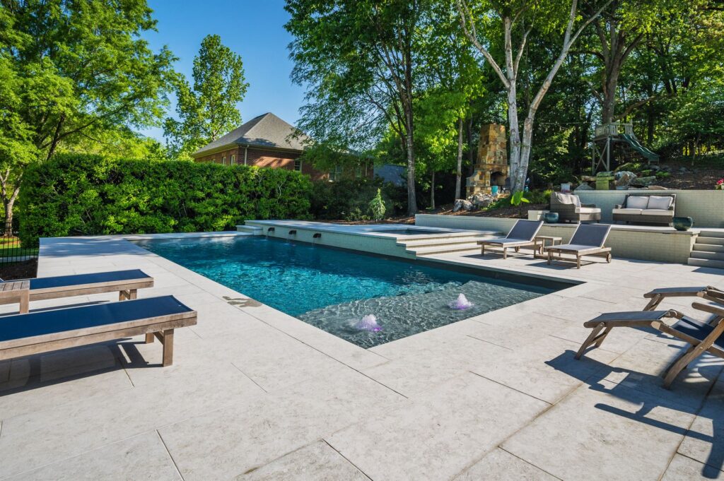 fiberglass pools installation D40 model | Palazzo Pools | Fiberglass ...